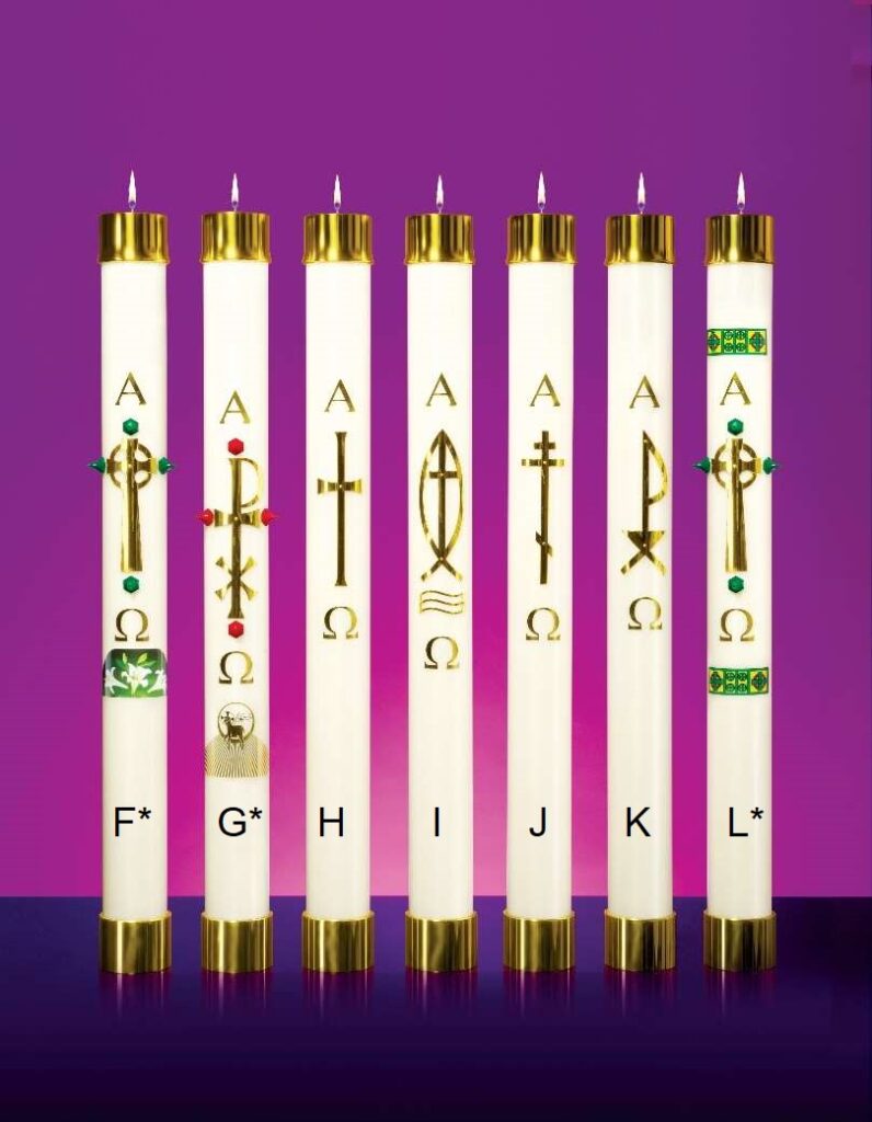 Paschal Candle Shells - Churchwares Direct