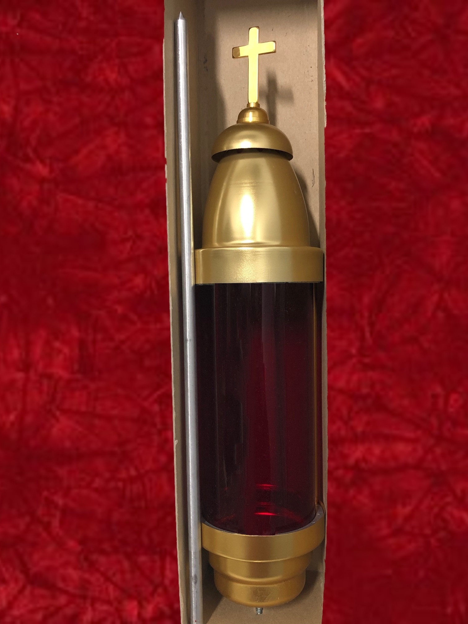 Red Cemetery Light - Churchwares Direct