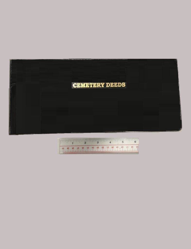 Cemetery Deed Book - Churchwares Direct