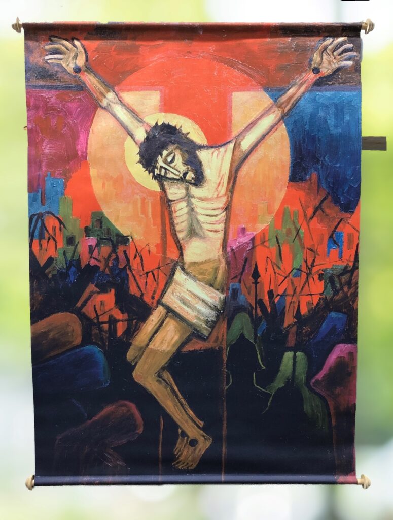 Christ on the Cross Banner 1 (54″ x 37″) - Churchwares Direct